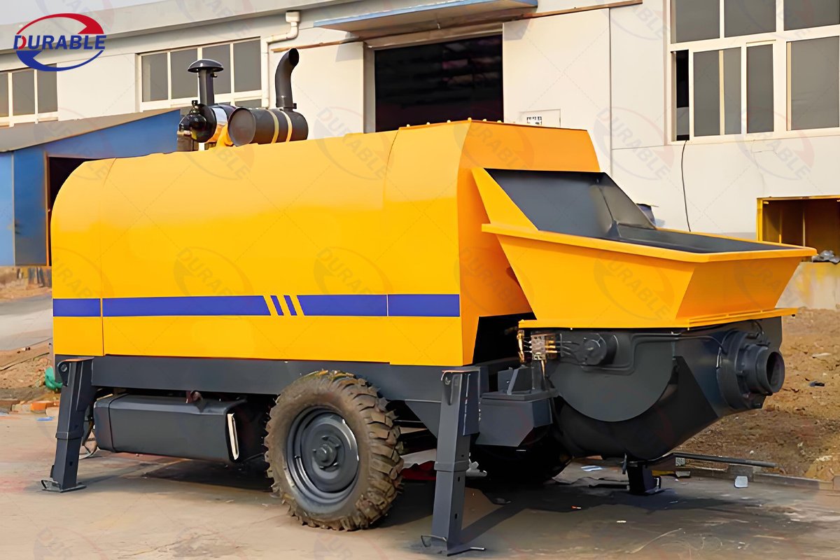 Electric and Diesel Concrete Trailer Pumps For Sale